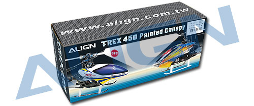 ALIGN 450 PRO V2 Fiberglass Canopy/White - HC4301